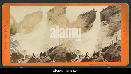 Nevada Falls, 700 feet high, from Robert N. Dennis collection of ...