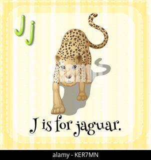 Flashcard letter J is for jaguar Stock Vector Image & Art - Alamy