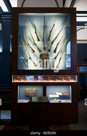 Flintlock rifles and muskets on display at The Tower of London - London ...