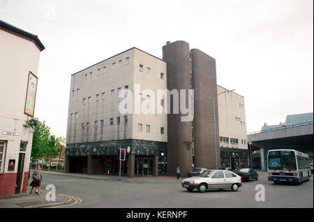 Exterior of the Eclipse nightclub, Coventry. 4th June 1991 Stock Photo ...