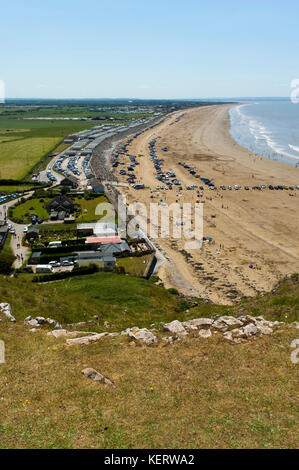 Brean Somerset beautiful sandy beach and coast tourist travel ...