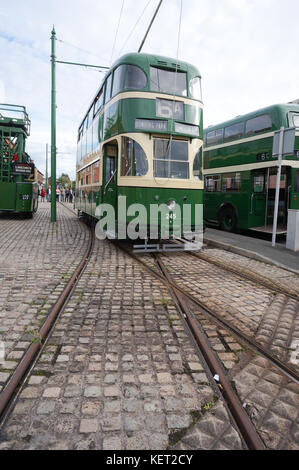 Liverpool Corporation Trams from the 1950's Stock Photo - Alamy