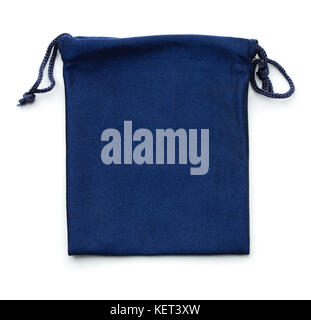 Blue drawstring bag Stock Photo - Alamy