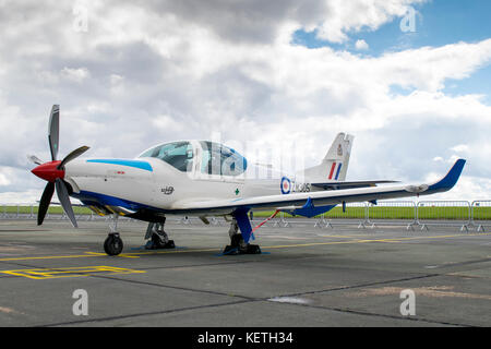 RAF's new trainer Grob Prefect at RAF Cranwell families day Stock Photo ...
