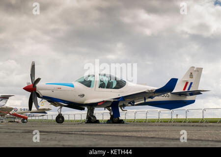 RAF's new trainer Grob Prefect at RAF Cranwell families day Stock Photo ...