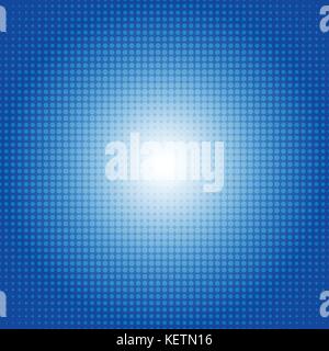 Abstract Blue Gradient Halftone Dot Pattern Background with Modern ...