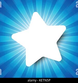 Blue abstract background with start burst concept Stock Vector Image ...