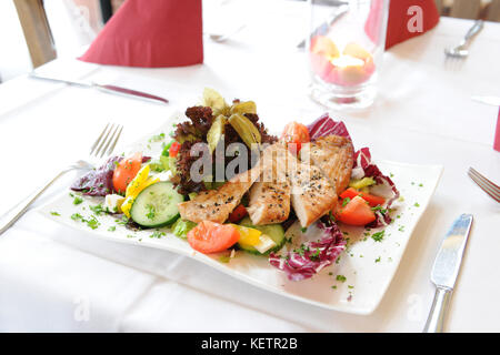 Gourmet Fine Dining Cauliflower Steak, Vegetarian, Vegan Stock Photo ...