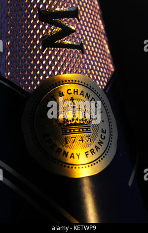 A Moet & Chandon bottle neck Stock Photo - Alamy