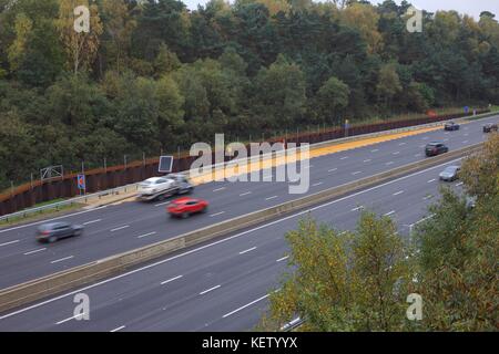 motorway breakdown area Stock Photo - Alamy