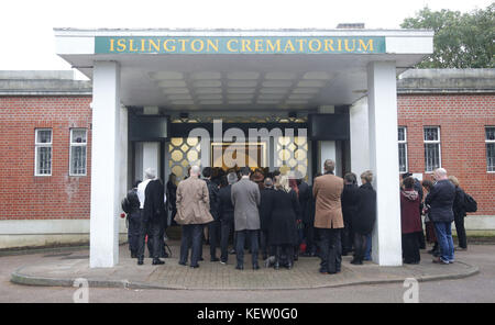 Islington Chapel in Islington cemetery, London, England, Uk Stock Photo ...