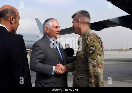Gen. John W. Nicholson Jr., commander of Resolute Support mission, and ...