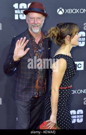 Xander Berkeley and wife Actress Sarah Clarke Opening Night of Harry ...