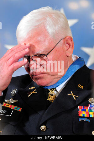President Donald Trump takes a moment before taking the stage during a ...