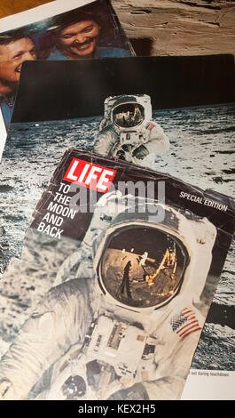 Life Magazine article on America's Moon Landing 1969, Man on the Moon ...