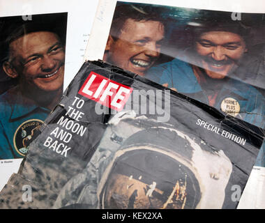 Life Magazine article on America's Moon Landing 1969, Man on the Moon ...