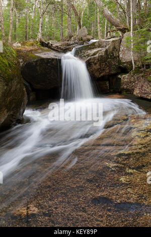 Cascade on Whitehouse Brook in Franconia Notch of Lincoln, New ...