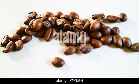 Indonesian Java coffee beans background wallpaper Stock Photo - Alamy