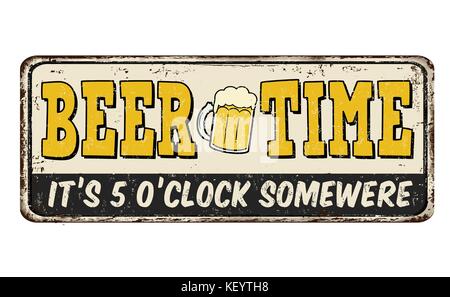 Time to drink beer, poster. Alcohol, pub concept. Pop art retro comic ...
