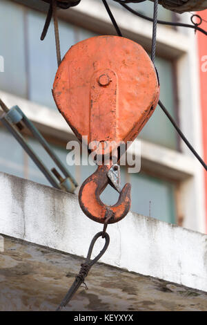 A construction crane is seen outside the White House Jan. 14, 2026 ...