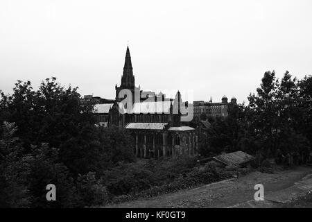The Glasgow Necropolis, Victorian gothic cemetery, Scotland, UK Stock ...