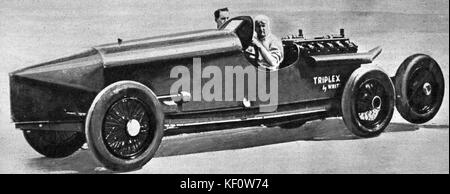 La White Triplex de Ray Keech, en avril 1928 (RM Stock Photo - Alamy