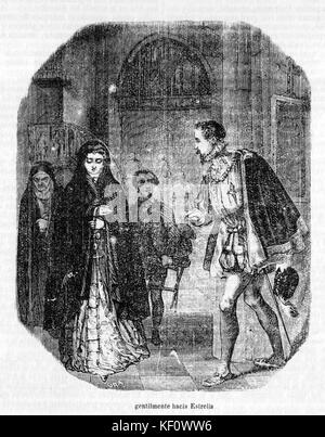 'Los Monfies de las Alpujarras' is an illustration from a historical ...