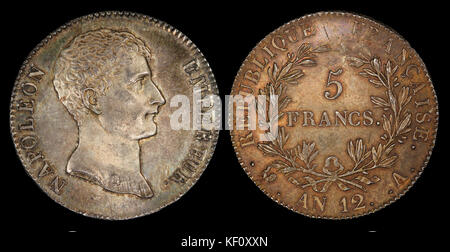 France 1803 A 5 Francs Stock Photo - Alamy