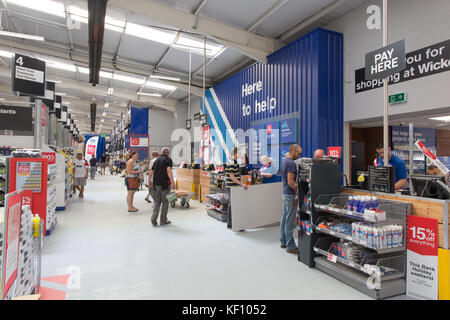Wickes Store interior Stock Photo - Alamy