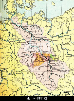 The map titled 'Lange Diercke Sachsen' illustrates the soil types and ...