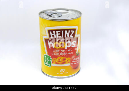 Tin Of Spaghetti Hoops Stock Photo - Alamy