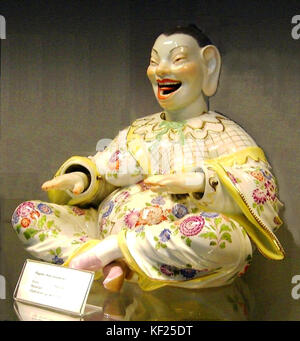 Laughing Buddha (nodder, Meissen Porcelain Stock Photo - Alamy