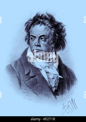 Portrait Of Ludwig Van Beethoven 1905 by Franz Stuck Stock Photo - Alamy