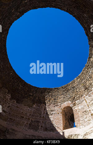 Oculus of Vestibule of Diocletian's Palace, Split, Dalmatia, Croatia ...