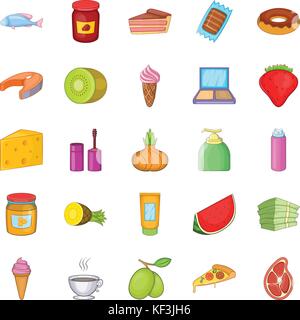 Repository icons set, cartoon style Stock Vector Image & Art - Alamy