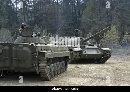 Armoured personnel carrier; T-55 tank; Twin anti-aircraft self-managed ...