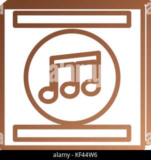 envelope for music album note musical flat design Stock Vector Image ...