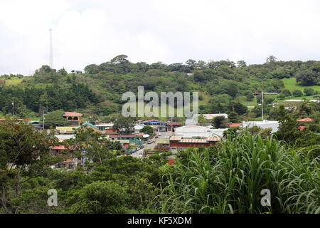a View of Monteverde and Santa Elena towns in a popular tourist ...