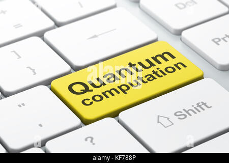 Quantum computer on white background Stock Photo - Alamy