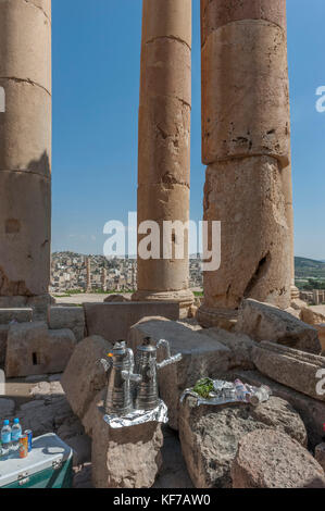 The ancient Roman city of Jerash, one of the largest and most well ...