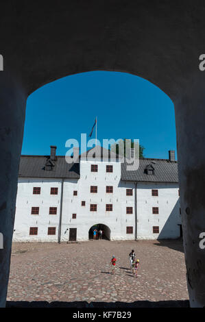 Entrance to Turku Castle Finland built in 13thc one of oldest buildings ...