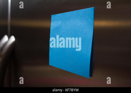 To do list and sticky notes on fridge in kitchen. Space for text Stock ...