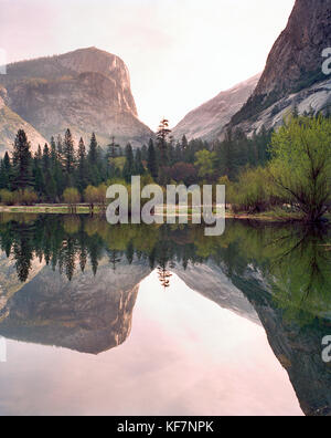 'Mirror Lake, Mount Watkins, Yosemite' is a landscape photograph ...