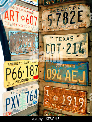 New Mexico license plate Albuquerque New Mexico Stock Photo - Alamy