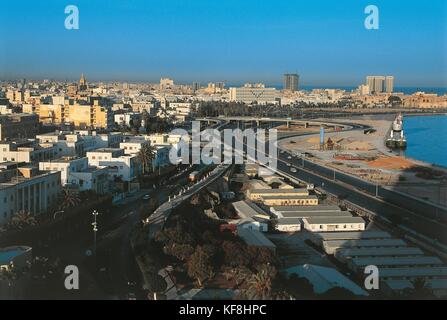 View of the port of Tripoli, Libya Stock Photo - Alamy