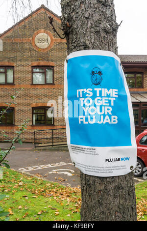 Sign for a General Practice doctors' surgery in the area of the South ...