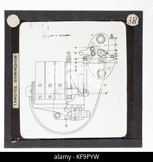Lantern Slide - Tangyes Ltd, Igniter for Tangye Gas Engine, circa 1910 ...