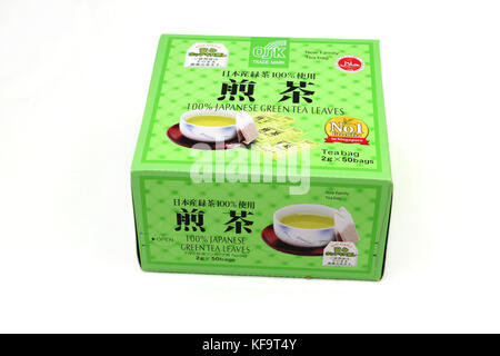 A Box Of Japanese Green Tea Bags Stock Photo - Alamy