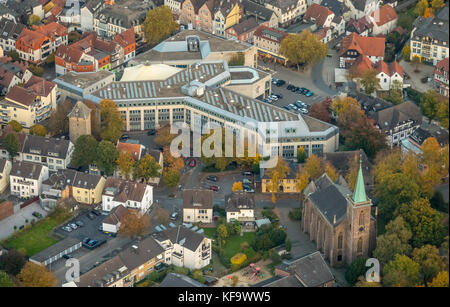Overview of Menden, downtown, Old Town Hall Menden, Catholic St.Vincenz ...