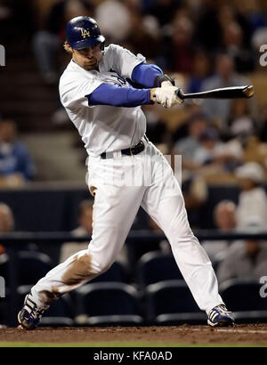 Los Angeles Dodgers pitcher Jose Rodriguez (97) and pitcher Nick Frasso ...